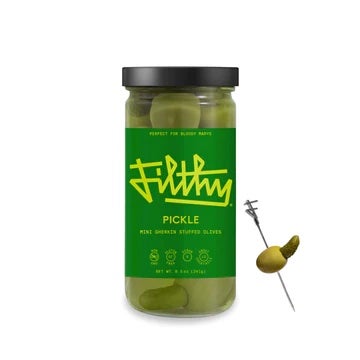 Filthy Pickle Stuffed Olives | Outrageous Olive Oils & Vinegars