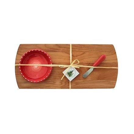Red Cheese Ball Serving Board | Outrageous Olive Oils & Vinegars